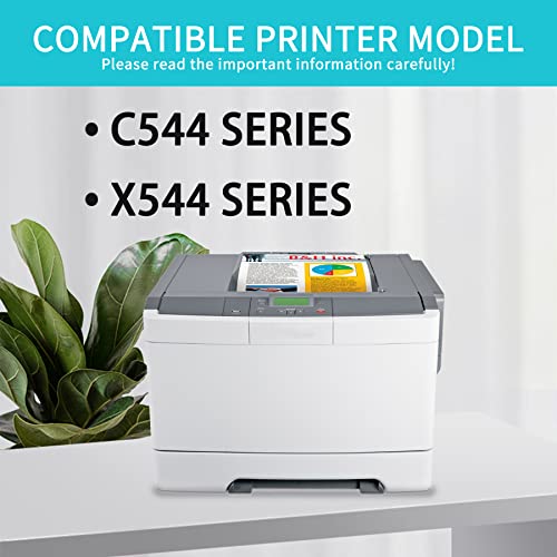 Smart C540X75G Compatible (1 Pack, Black) High Yield Waste Toner Box Replacement for Lexmark C544 and x544 Series Printer