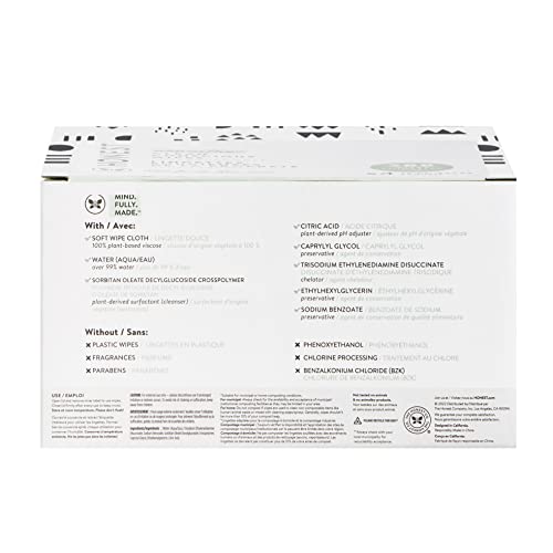 The Honest Company Clean Conscious Wipes | 99% Water, Compostable, Plant-Based, Baby Wipes | Hypoallergenic, EWG Verified | Pattern Play, 288 Count