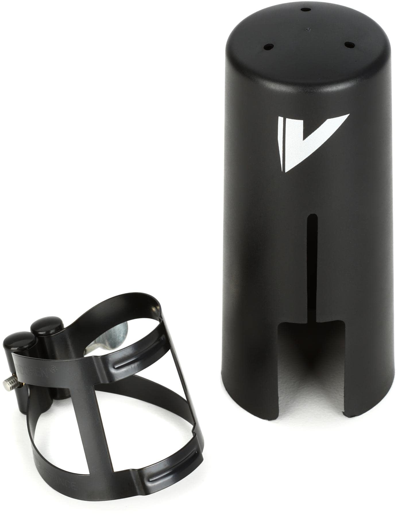 Vandoren LC54BP M/O Ligature and Plastic Cap for Bass Clarinet; Black Finish