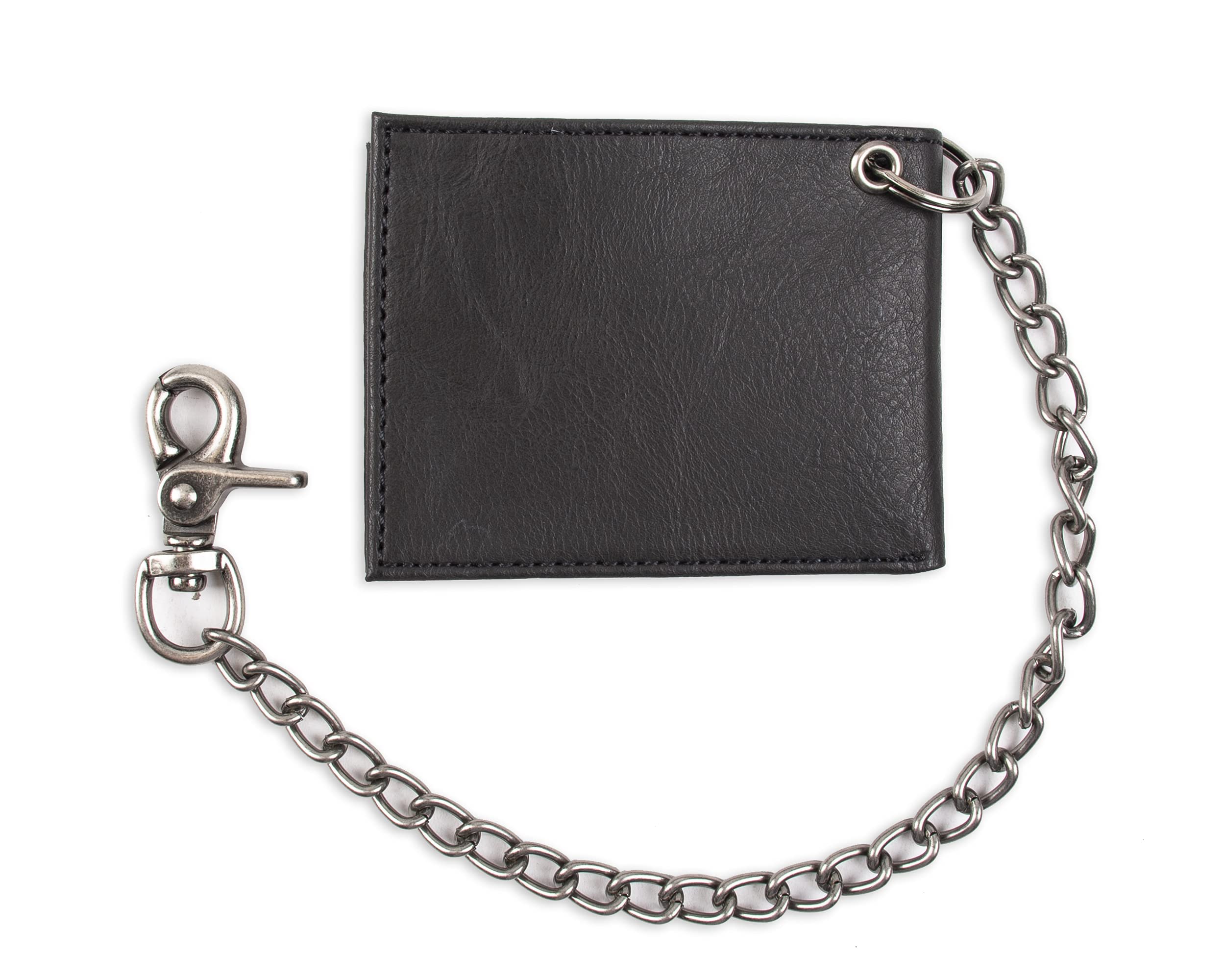Dickies Men's Bifold Wallet-High Security with ID Window and Credit Card Pockets, Classic Black, One Size