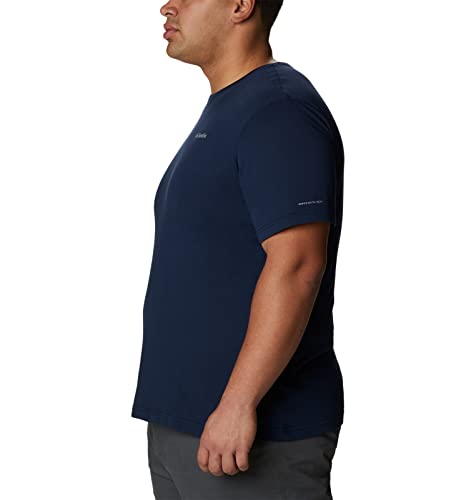 Columbia Men's Thistletown Hills Short Sleeve, Collegiate Navy Heather, Medium