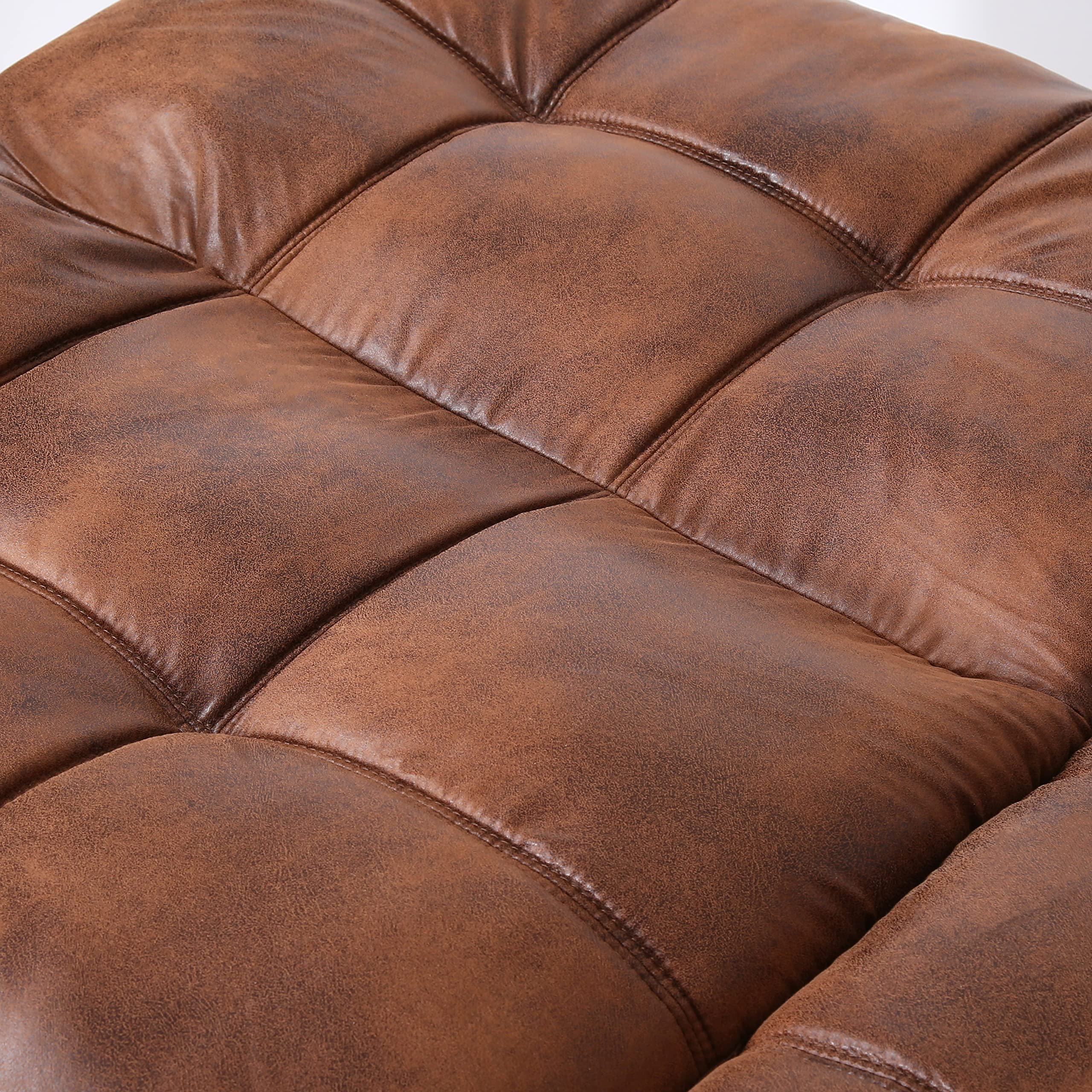Convertible Sofa Bed Memory Foam Futon Couch Bed, Modern Folding Sleeper Sofa，Sleeper Convertible Futon Sofa Bed, Loveseat for Living Room, Home Office (Brown)