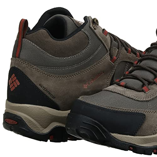 Columbia Men's Granite Ridge Mid Waterproof, Mud/Rusty, 9.5