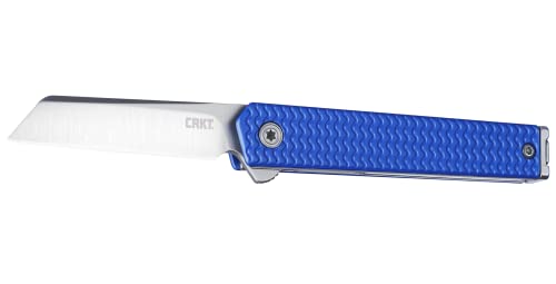 CRKT Ceo Microflipper EDC Folding Pocket Knife: Gentleman's Knife, Everyday Carry, Liner Lock, Aluminum Handle with Deep Carry Pocket Clip 7083