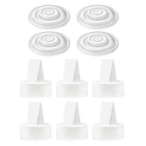 Maymom Pump Parts Compatible with Spectra S1 Spectra S2 Spectra 9 Plus Incl Duckbill Valve Silicone Membrane Replace Spectra Duckbill Valve Spectra S2 Replacement Parts Not Original Spectra Pump Parts