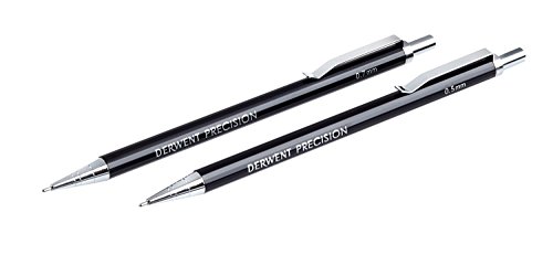 Derwent Mechanical Pencils 0.7, Metal Barrel, Precision, HB (2302429)