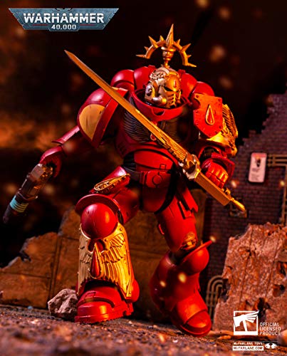 McFarlane Blood Angels Primaris Lieutenant Warhammer 40K Gold Label Toys Action Figure