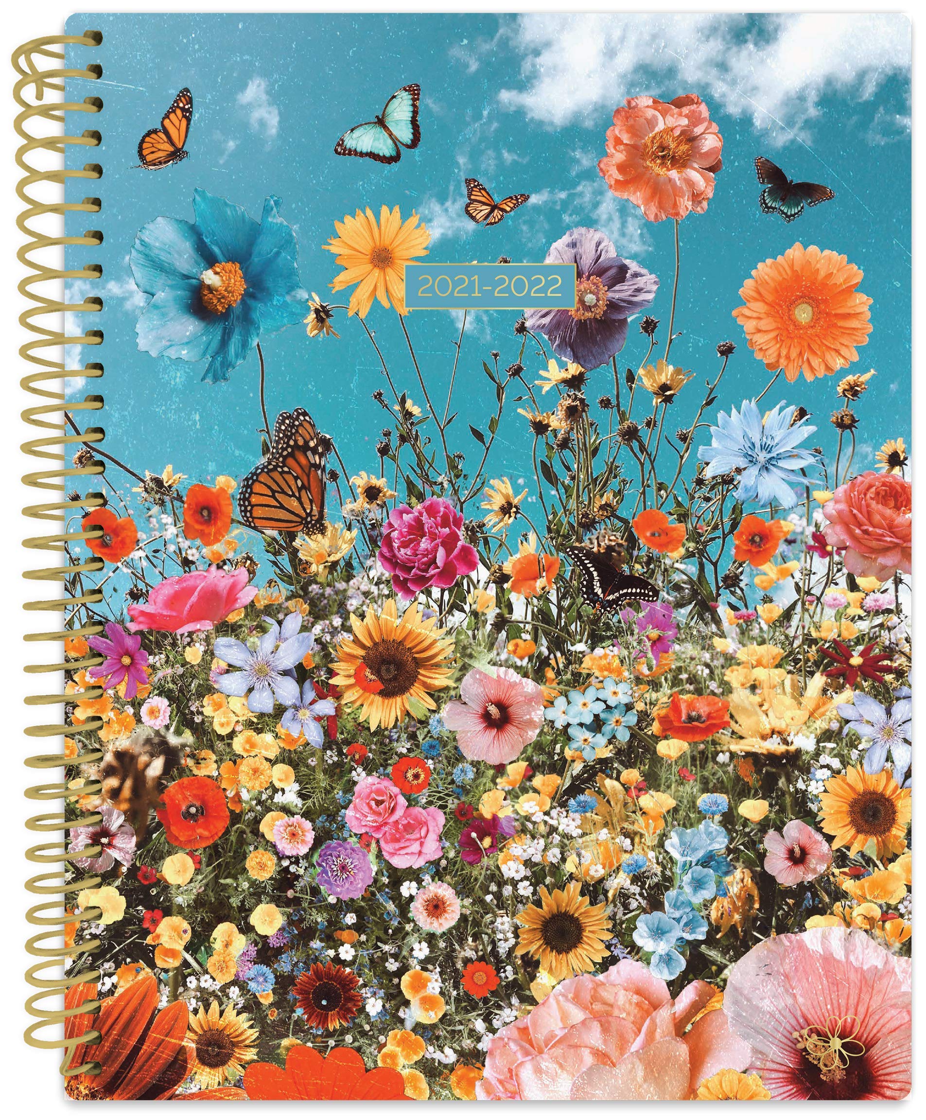 Daisy by bloom daily planners 2021-2022 Academic Year Student Day Planner (July 2021 - July 2022) - Elementary Through Middle School Calendar Agenda Book - 7โ x 9" - Wildflowers
