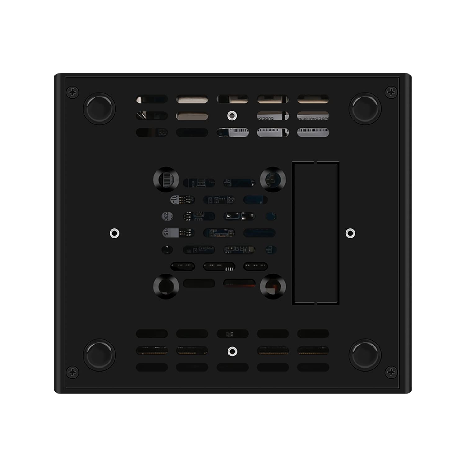 HUNSN Micro Firewall Appliance, Mini PC, OPNsense, VPN, Router PC, Intel Celeron N4000, RJ12, AES-NI, 2 x Intel 2.5GbE I226-V LAN, RST, HDMI, 2 x USB3.0, 4G RAM, 128G SSD