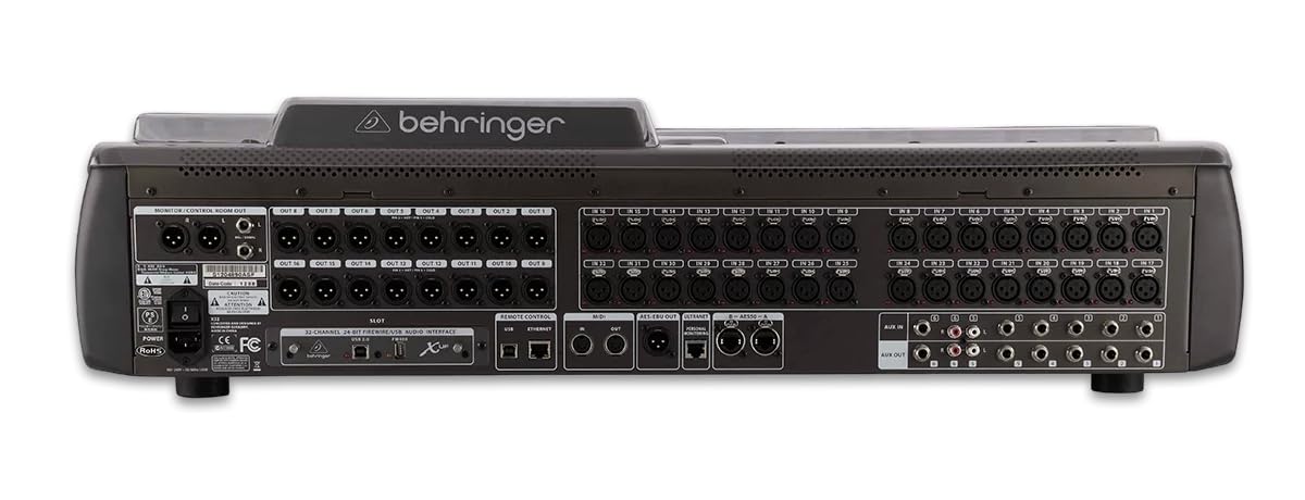 Decksaver DSP-PC-X32 Pro Behringer X32 Console Mixer Cover , Black