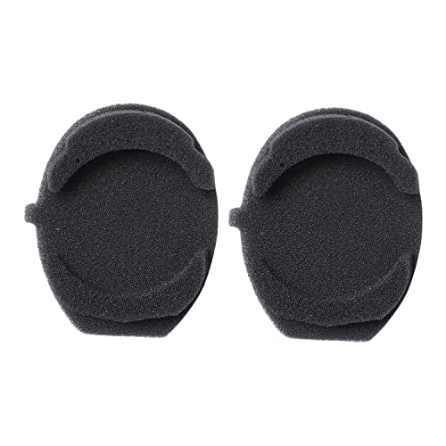 Replacement Ear-Pads Cushions for Sony WH-1000XM3 Headphones, with Soft-Touch Leather, Noise Isolation Memory Foam (Silver)