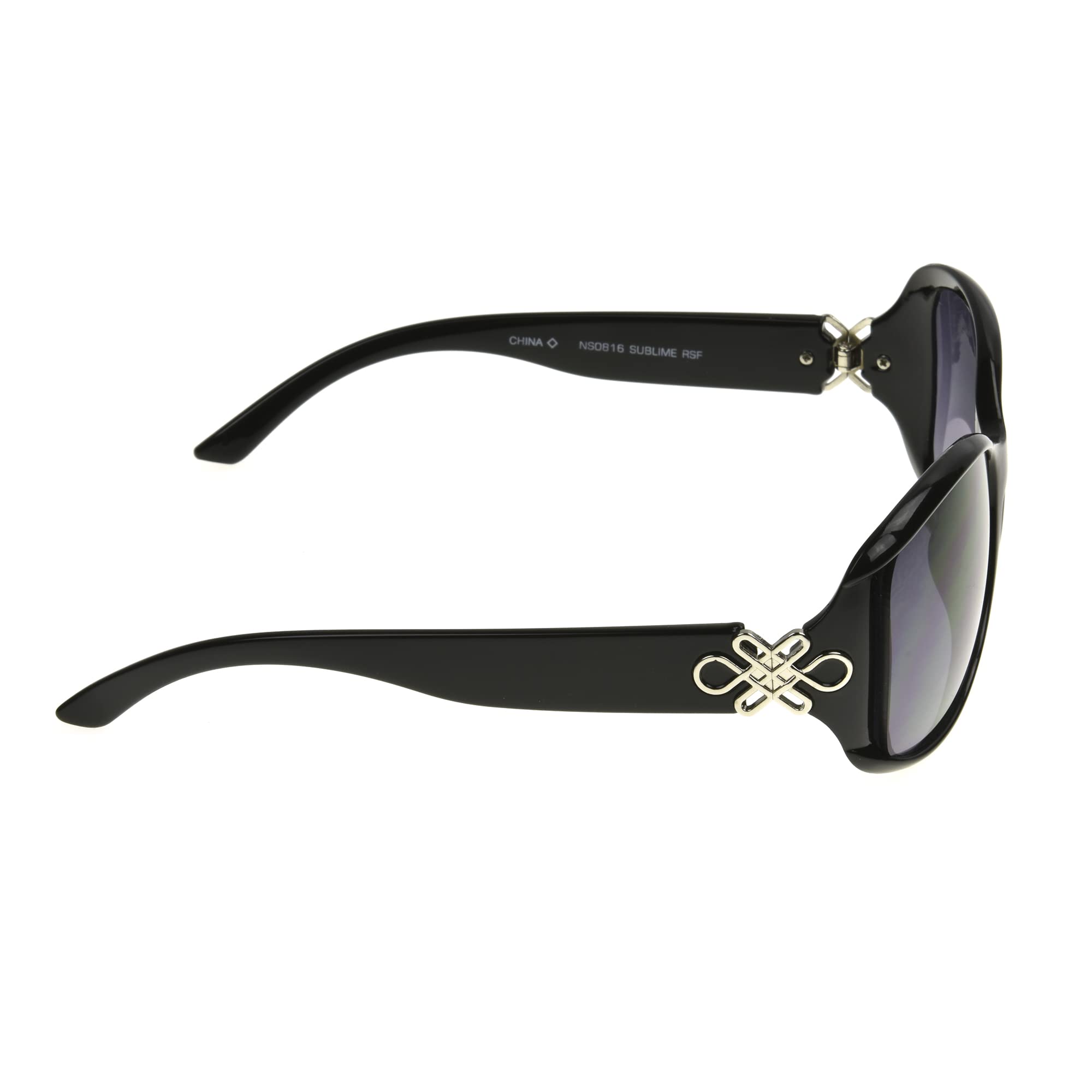 Foster Grant Womens Sublime Sunglasses, Black, 57mm US