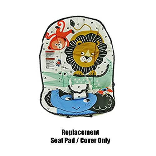 Replacement Part for Fisher-Price Baby Bouncer - HBY77 ~ Replacement Seat Cover/Pad ~ Fun Jungle Theme Print