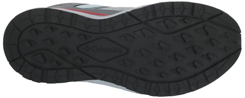 Columbia Women's Plateau Waterproof Hiking Shoe, Cirrus Grey/Red Hibiscus, 8