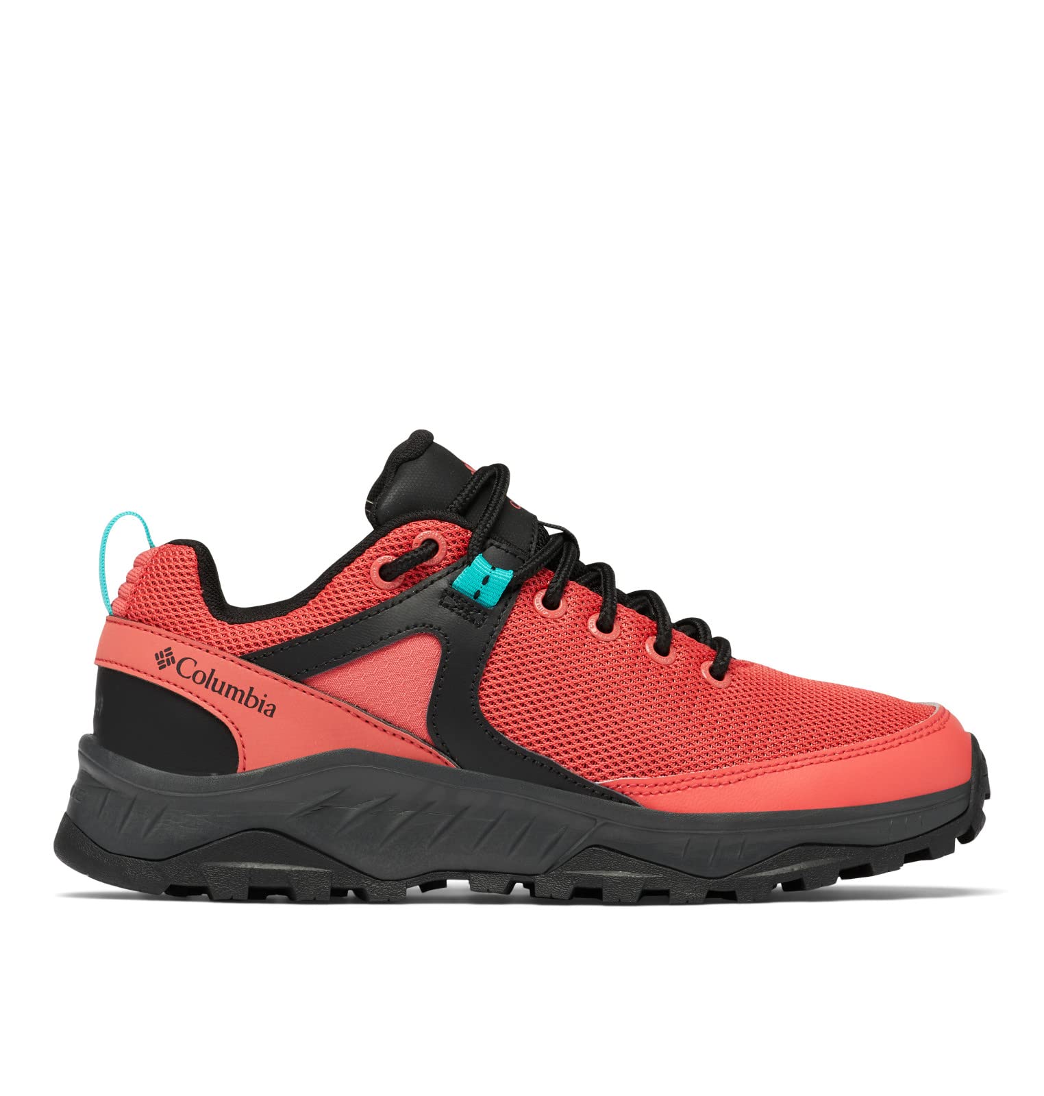 Columbia Women's Trailstorm Ascend Waterproof, Red Coral/Bright Aqua, 7.5