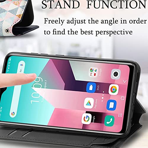 HUANGTAOLI Flip Case for Oppo Find X2 Neo, Built-in Magnetic Closure with Card Slots Phone Cover for Oppo Find X2 Neo