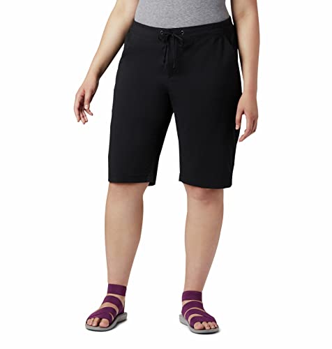 Columbia Women's Anytime Outdoor Long Short Shorts, black, 10x13
