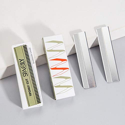 sansheng Razor Blades 100pcs Safety Razor Blade,Single Edge Razor Blade,Straight Edge Barber Razor,Eyebrow Razor for Men and Women