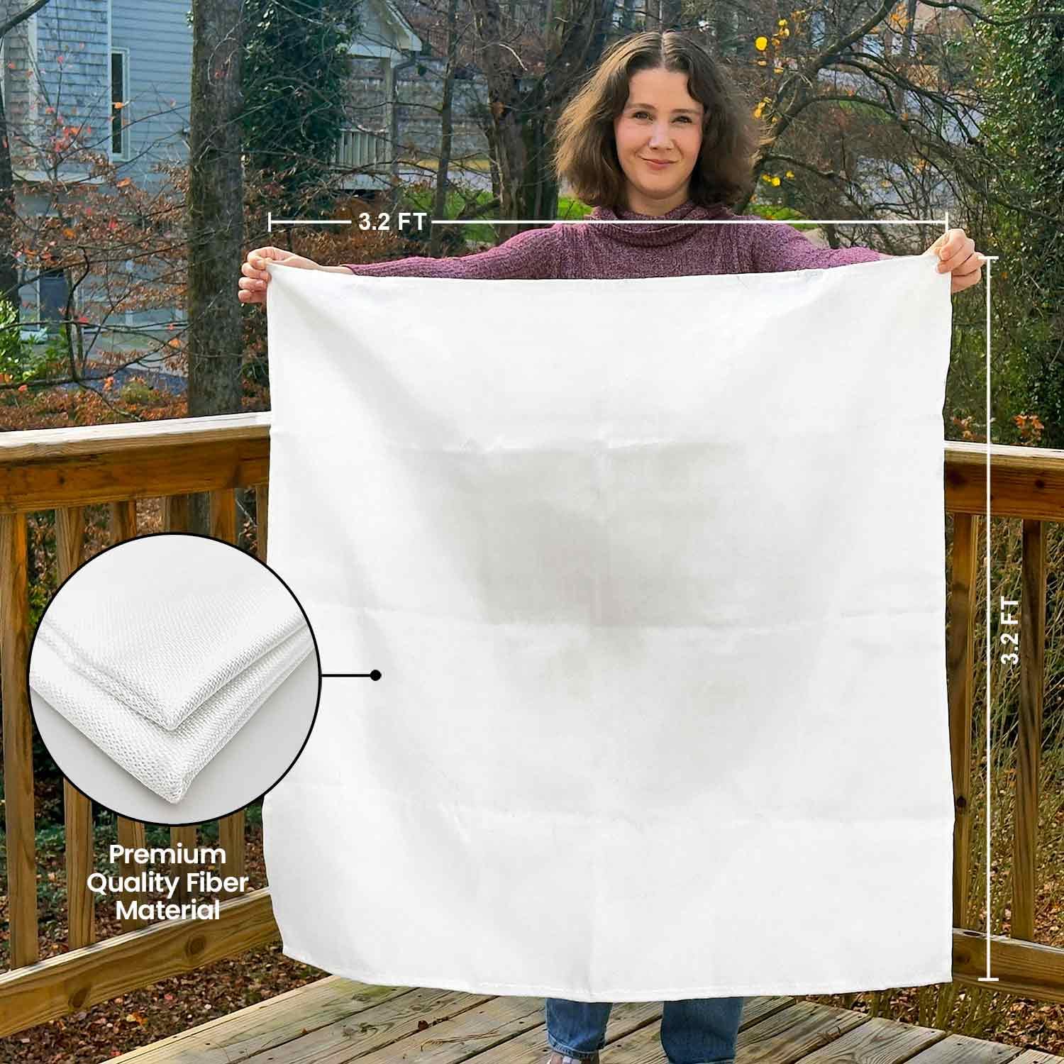 Prepared Hero Emergency Fire Blanket - 2 Pack - Fire Suppression Blanket for Kitchen, 40β x 40β Fire Blanket for Home, Fiberglass Fire Blanket