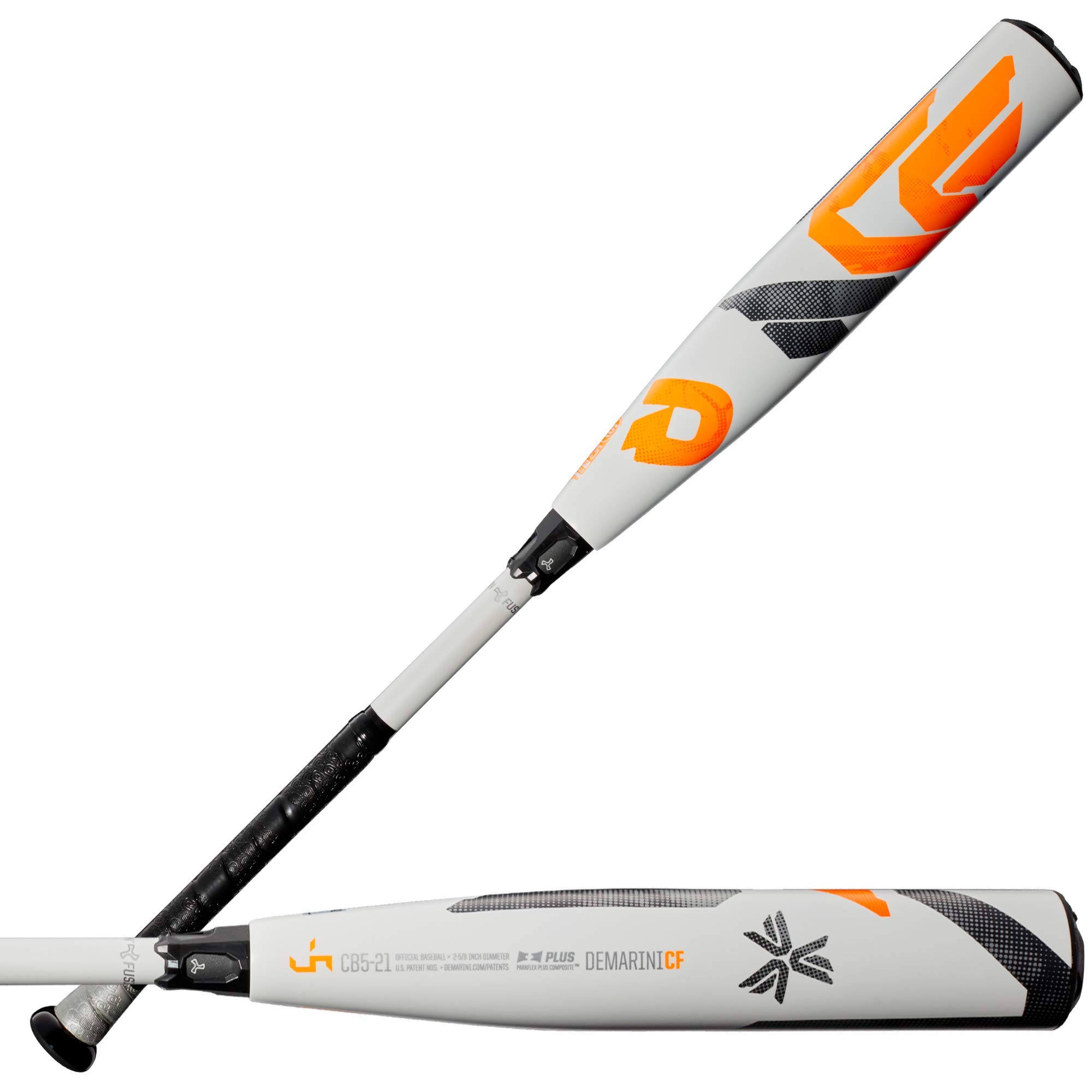 DeMarini CF (-5) USSSA Baseball Bat - 2 5/8"" Barrel - 31""/26oz, Black (WTDXCB5 2631-21)