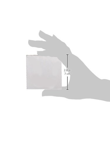 United Scientific™ GLP2X2-S Glass Streak Plates, 2" x 2" x 1/4", Pack of 10