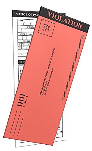MP Printing Fake Parking Tickets for Pranks with Multiple Sections to Fill in (10 Pieces) Funny Rude Phony Fake Police Parking Tickets Joke Gag Prank