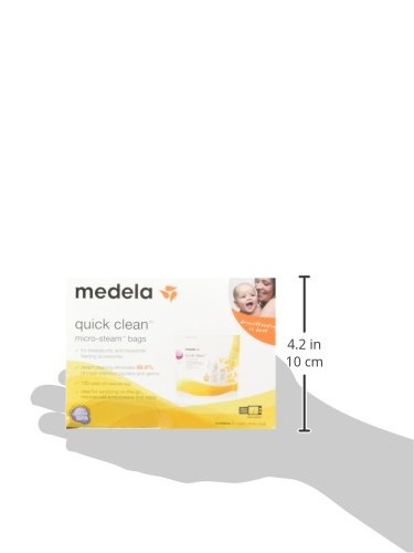 Medela Quick Clean Micro-Steam Bags, 2 Packs of 5 bags