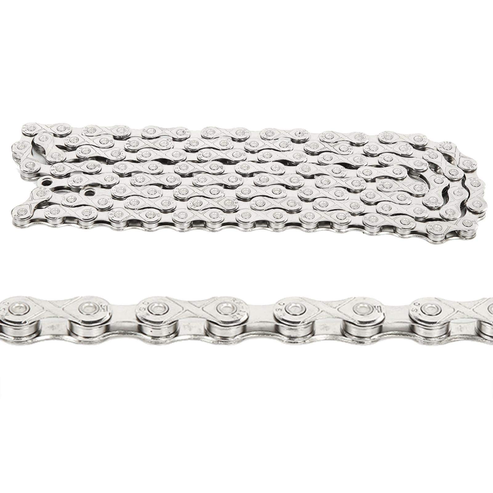 Deror Bike Chain Bicycle Chain Mountain Bike Variable Speed Electroplating Chain Bicycle Cycling Accessory(11 Speed)