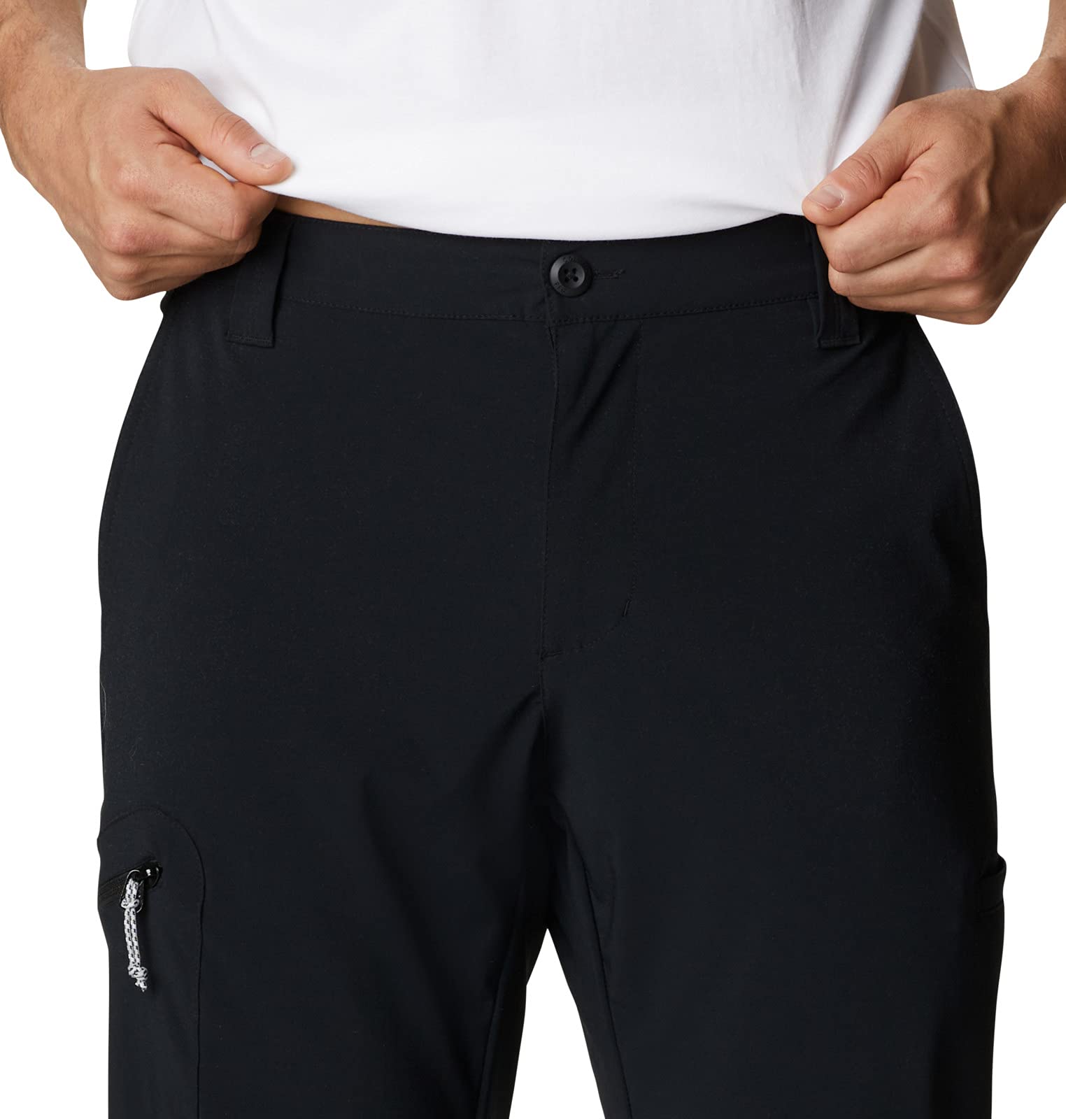 Columbia PFG Men’s Terminal Tackle Fishing Pants, Stain Resistant, Sun Protection, Black, 38