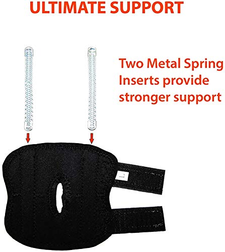 NeoAlly Super Supportive Dog Braces for Rear Leg and Hock Joint with Dual Metal Spring Strips Stabilize Canine hind Legs from Wound, Injury, Sprains, Arthritis (XL Pair)
