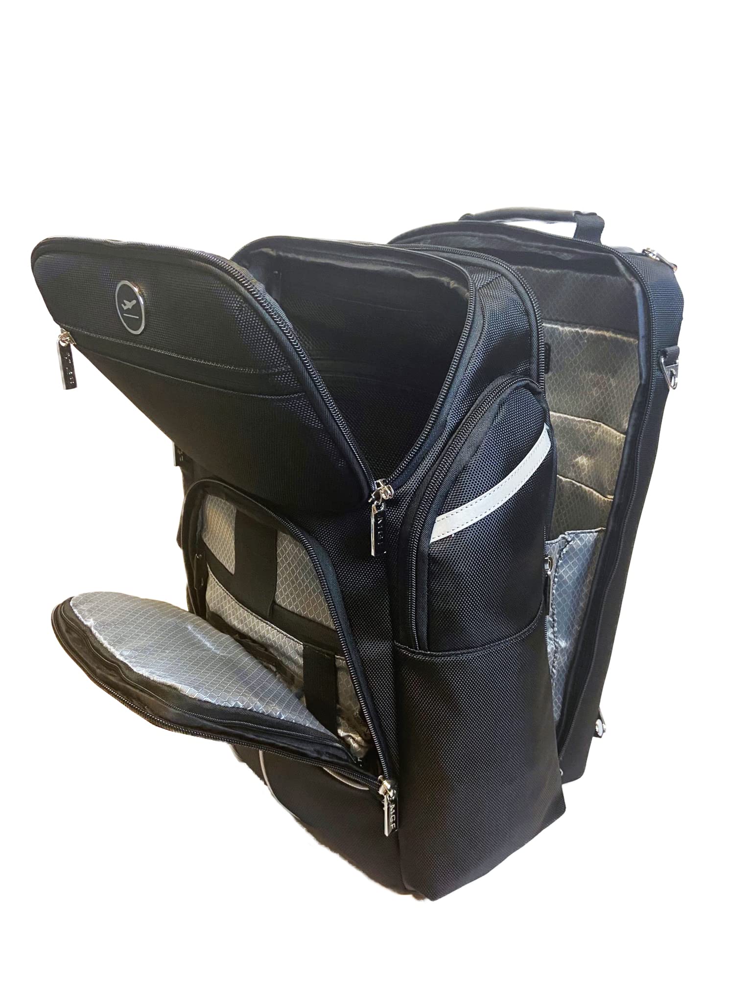 MYGOFLIGHT PLC Pro iPad and Laptop Water Resistant Ballistic Nylon Aviation Flight and Travel Bag and Backpack