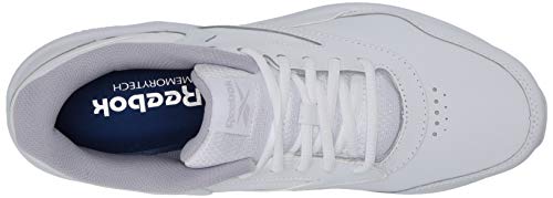 Reebok men's Ultra 7 Dmx Max Walking Shoe, White/Cold Grey/Collegiate Royal, 10.5 US
