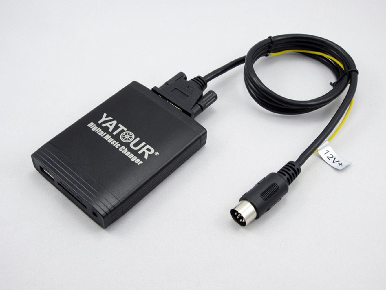 Volvo Stereo AUX Adapter, Digital Car Input Interface with SD Card, MP3 3.5mm AUX in, Music Player for Volvo HU-XXX Series 1995-2009 (M06-VOLHU)