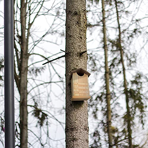Outer Trails Owl Houses, Japanese Cedar, with Composite Weather-Tight Roof