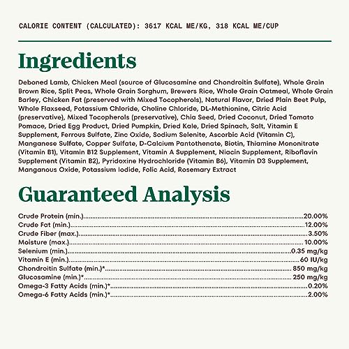 NUTRO NATURAL CHOICE Large Breed Adult Dry Dog Food, Lamb & Brown Rice Recipe, 40 lb. Bag