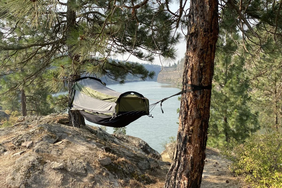 Crua Hybrid 1 Person Tent or Hammock - Your Ultimate Temperature Regulating Adventure Gear for Backpacking or Hiking! (1 Person Hybrid)