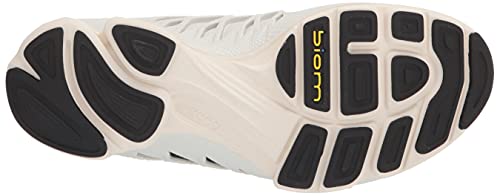 ECCO Women's Biom AEX Knit Slip On Cross Trainer, White/Black, 9-9.5
