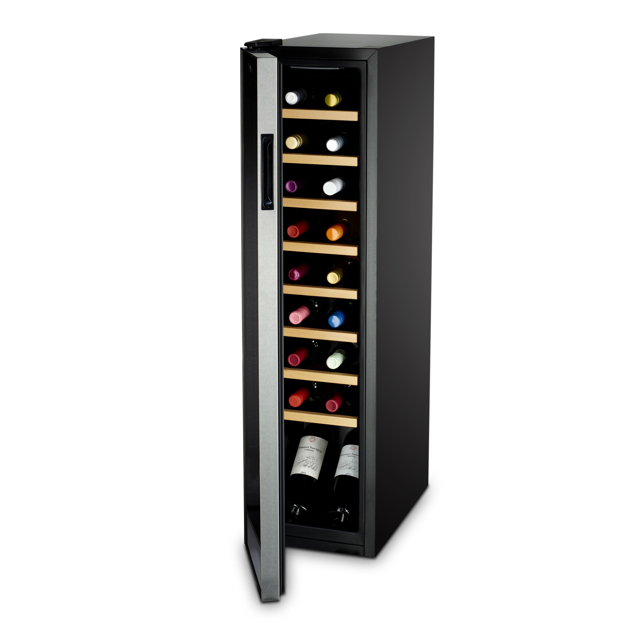 Cuisinart CWC-1800CU Private Reserve Cooler, Black Wine Refrigerator, 18 Bottles