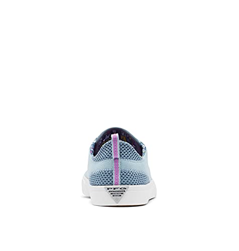 Columbia Women’s PFG Dorado Mesh Deck Shoe, Water & Stain Resistant, Mirage/Foxglove, 8.5