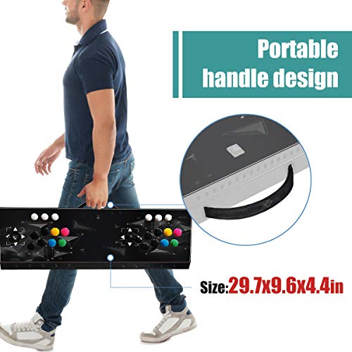 DOYO Arcade Joystick Machine Console 2 players Street Fighter Video Game Arcade Fighting Stick for Home Compatible with PC/Nintendo Switch/NEOGEO Mini/NeoGeo Pro/PS3/Raspberry Pi/PS Classic/Android