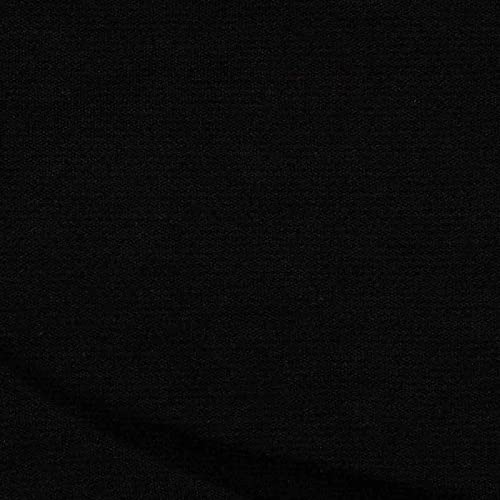 Richlin Fabrics 3 Yd Pack 60" PonTeAm Double Knit Black, 3 Yards