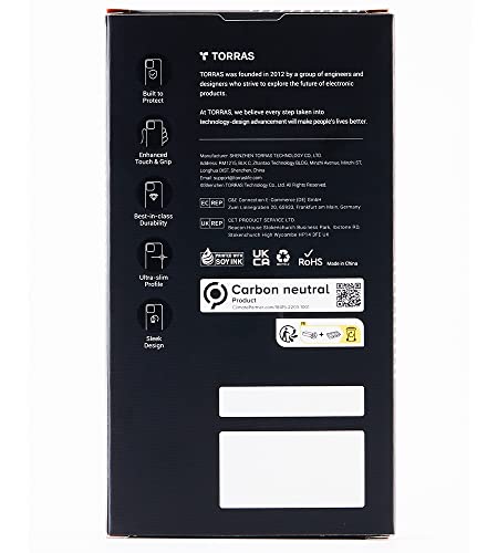 TORRAS Diamond Clear for iPhone 14 Pro Max Case [Anti-Yellowing][Exceed 3X Mil-Grade Drop Protection] Shockproof Slim Yet Protective Hard Back Soft Bumper with Airbag for iPhone 14 Pro Max Phone Case