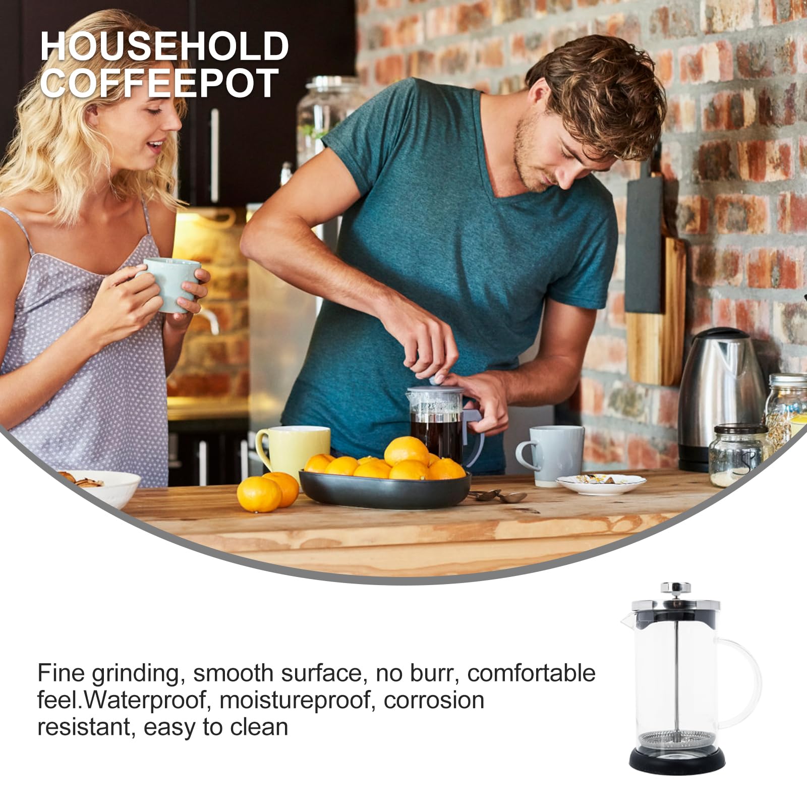 PRETYZOOM Coffee Maker Portable Coffeepot Manual Coffeepot Household Coffeepot Coffee Milk Maker Coffeepot for Home Coffee Milk Bubbler Coffee Teapot Espresso Maker Pot
