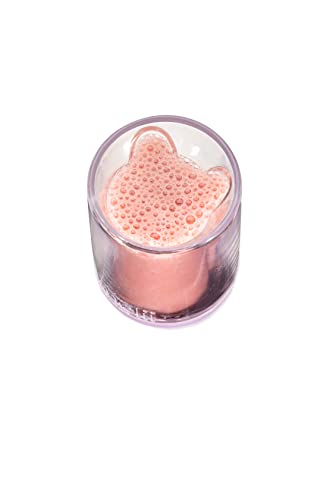 melii Double-Walled Bear Drinking Cup for Toddlers, Kids and Children (Pink + Purple - 2 Pack)