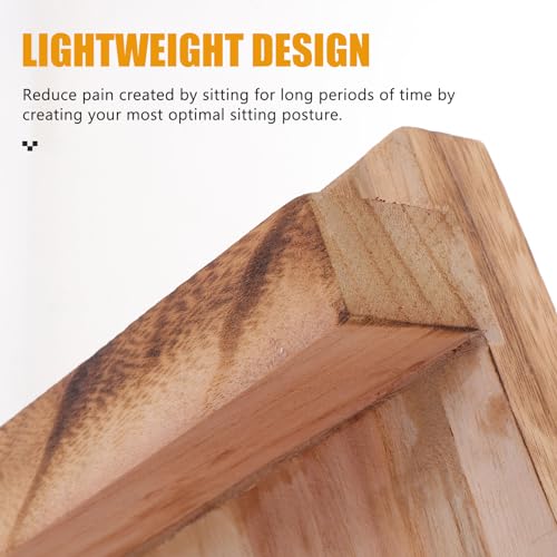 PRETYZOOM Wooden Step Stool for Kids One Step Stool Toddler Step Stool, High Riser Step Stool for Kitchen Bathroom Bedside (23.6" L*15.7" W*3.9" H)