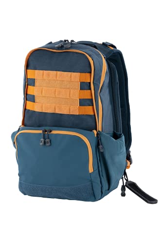 Vertx Ready Pack 2.0 Tactical Backpack 25L Large Molle Laptop Rucksack for Travel, Work, Outdoor, Concealed Carry, Utility Tactical Gear Bag, Heather Reef/Colonial Blue