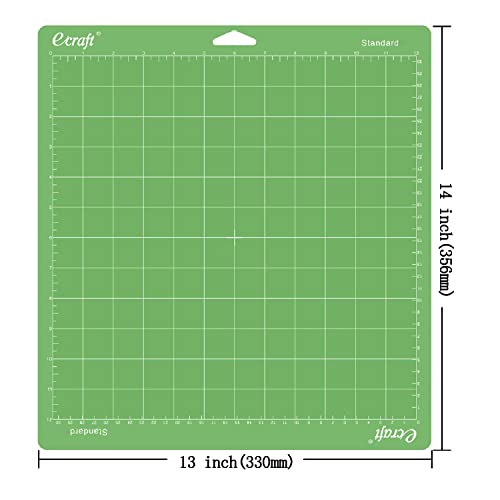 Ecraft Cutting Mat for Cricut:Variety Mats for Cricut Explore Air 2/Air/One/Maker, 12x12 Inch 5 Mats Include(Strong & Standard & Light & Fabric) Multiple Adhesive Sticky mat for cricut