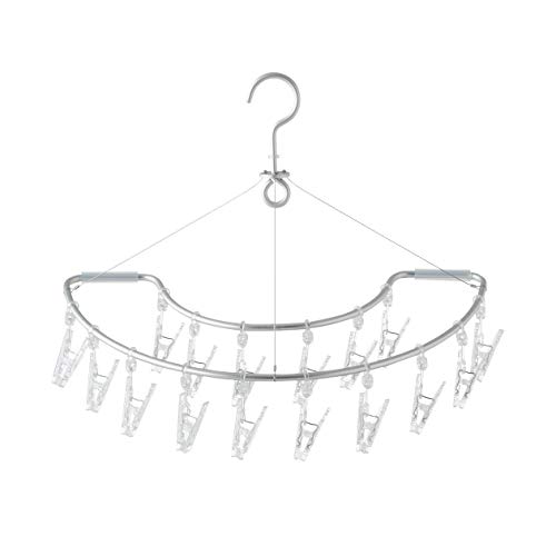 MUJI 02577742 Aluminum Wall Hanger, 16 Pinch / Approx. Width 17.7 x Depth 9.1 inches (45 x 23 cm)'