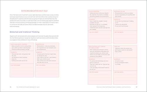 The Ultimate Self-Esteem Workbook for Teens: Overcome Insecurity, Defeat Your Inner Critic, and Live Confidently (Health and Wellness Workbooks for Teens)