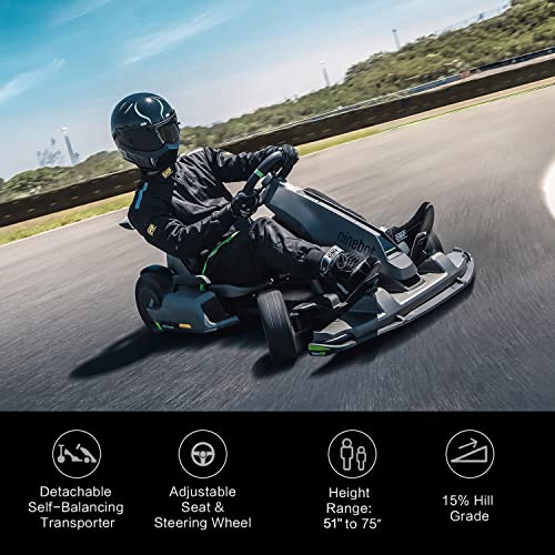 Segway Ninebot Electric GoKart Pro, Outdoor Race Pedal Go Karting Car, Black & Electric Drift Kit, Ride On Toys (Without Ninebot S)
